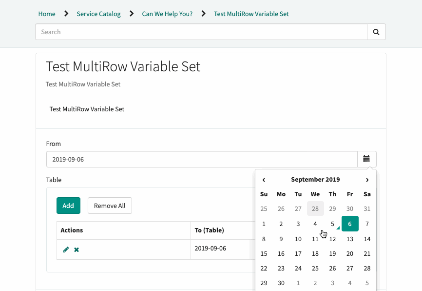 Multi Row Variable Set Communication With Main Form Ruben Ferrero